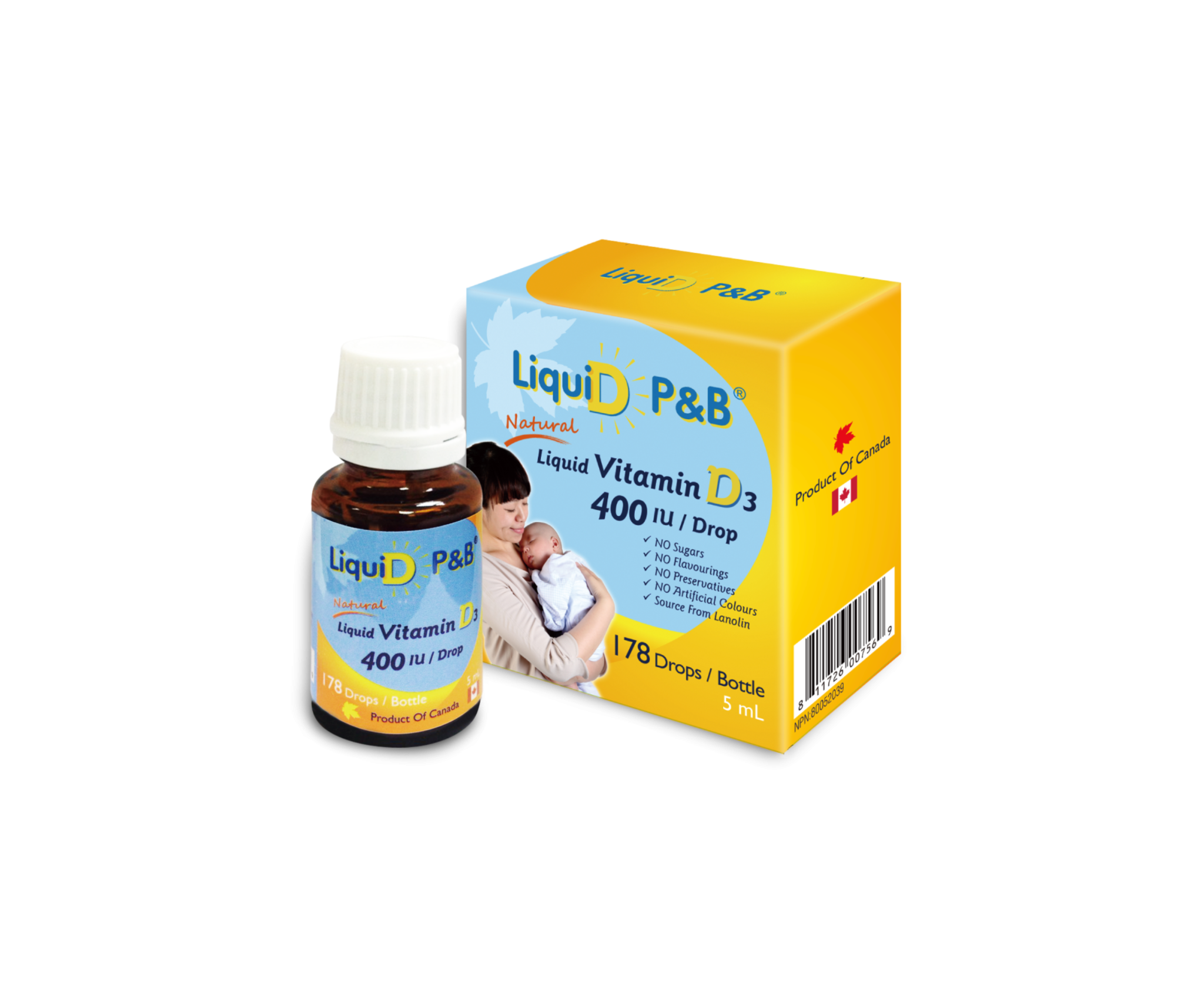 優寶滴LiquiD P&B 天然液態維生素D3 | 優龍股份有限公司